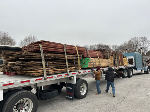 Incoming Load of Lumber — Wood Flippers